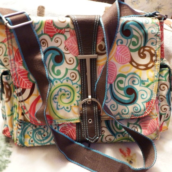Hadaki | Bags | Hadaki Crossbody Bag Floral Print Adjustable Wide Strap ...